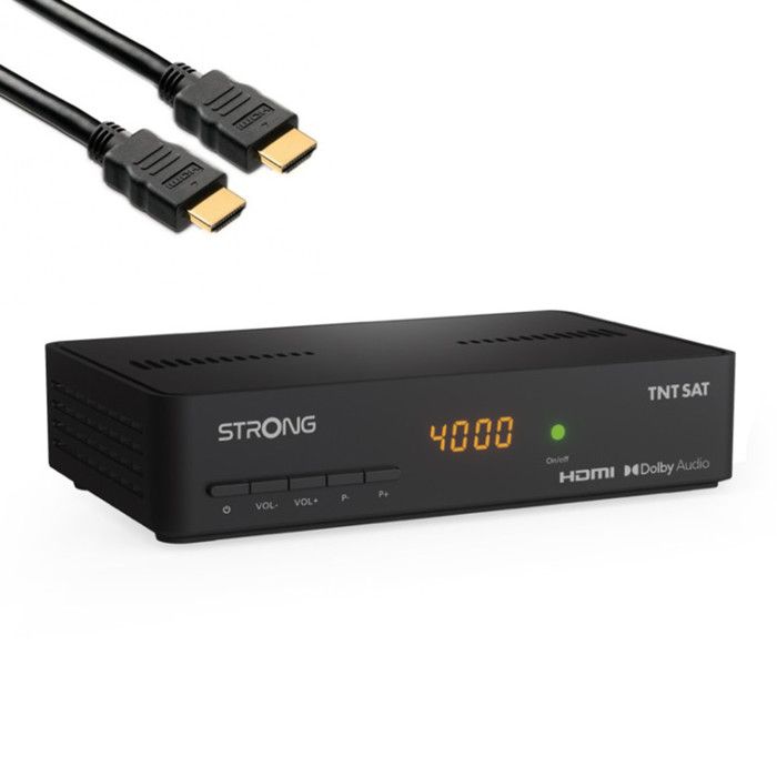 Décodeur Satellite - STRONG - SRT 7408 - HD - Carte TNTSAT 4 ans ...