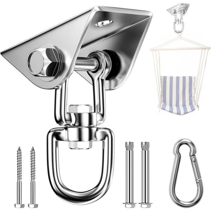 Crochet Plafond Lourds Acier Inoxydable 450 Kg Capacité 360 ° Rotation ...