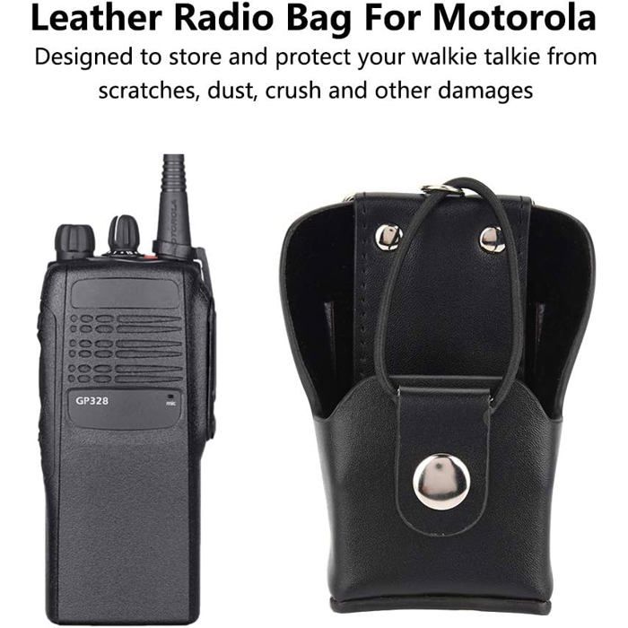 Étui Radio Support Radio, Housse en Cuir pour Motorola GP328plus ...