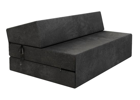 Chauffeuse convertible moderne - FDM - Noir 14 cm x 121 cm x 204 cm ...
