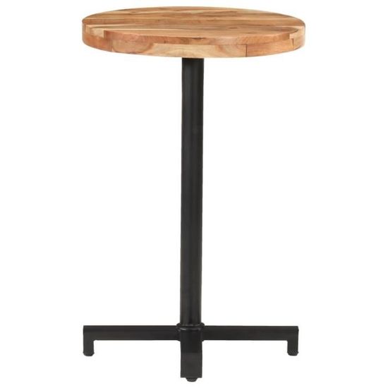 KAI Table de bistro / Tables à manger Ronde Ø50x75 cm Bois d'acacia ...