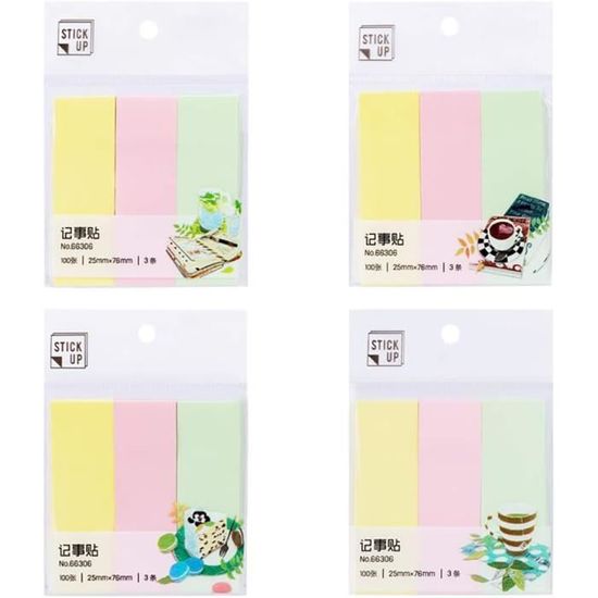 2000 Feuilles Notes Autocollantes,Marque Page Adhesives Notes ...