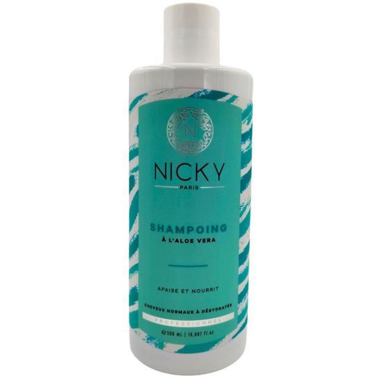 NICKY PARIS Gamme Aloe Vera Shampoing 500 ml + Masque capillaire 500 ml ...