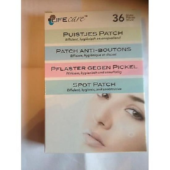 Patch anti boutons acnés lot de 36 patchs x2 boites soit 72 patchs ...