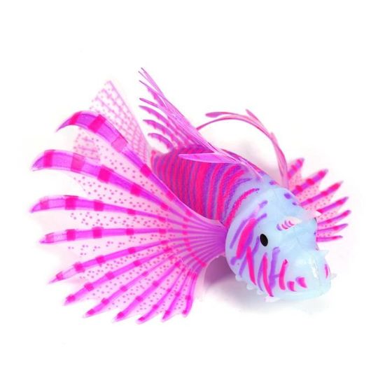 Décorations d'aquarium de poisson de silicone artificiel 3D Ornements d ...