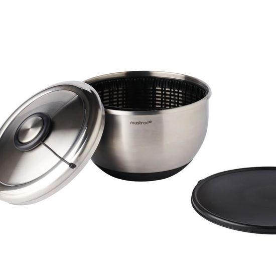 ESSOREUSE A SALADE EN INOX - M Acier - Cdiscount Maison