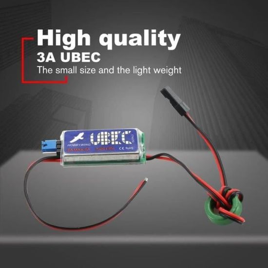 PIECE DETACHEE DRONE Hobbywing 3A UBEC - OUTAD - Régulateur de commutation BEC pour pièces de ...
