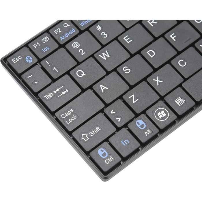 Clavier multimédia Tout-en-Un, Mini Clavier multimédia sans Fil Ultra ...