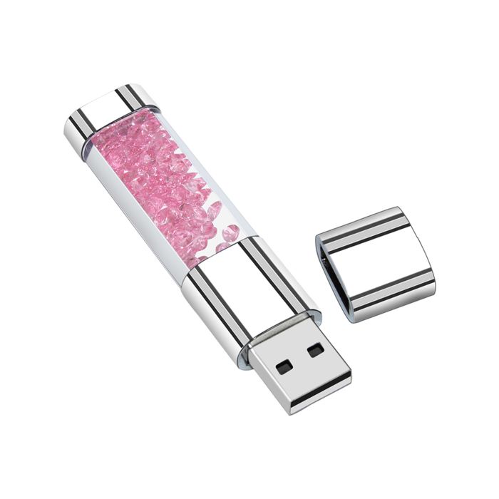 Creative Crystal et LED Light Pendrive 2.0 USB Flash Pen Drive, Memory ...