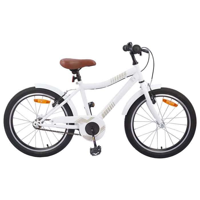 Vélo pour Enfants 24 Pouces pour les 8-12 ans - vidaXL - acier - blanc ...