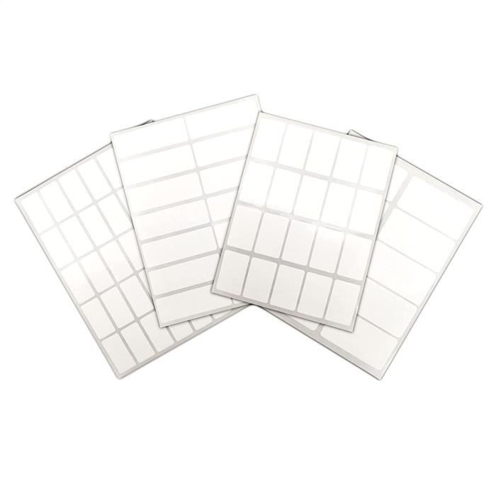 Étiquettes autocollantes | Lot d’Étiquettes Écrire | Étiquettes ...