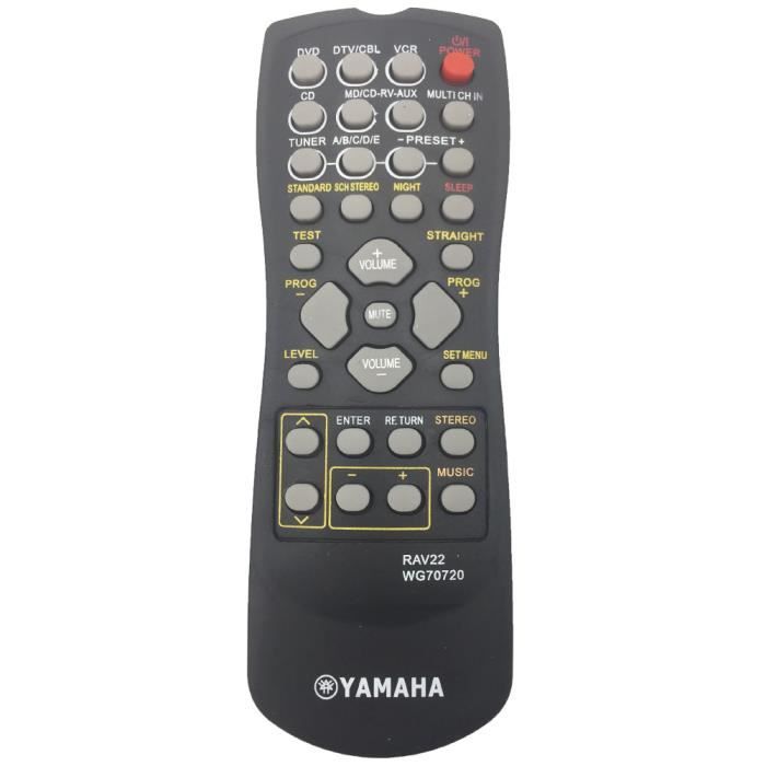RAV22 WG70720 Remote Controls FOR YAMAHA RX-V340 RX-V350 RX-V357 RX-V359 HTR5830 - Cdiscount TV ...