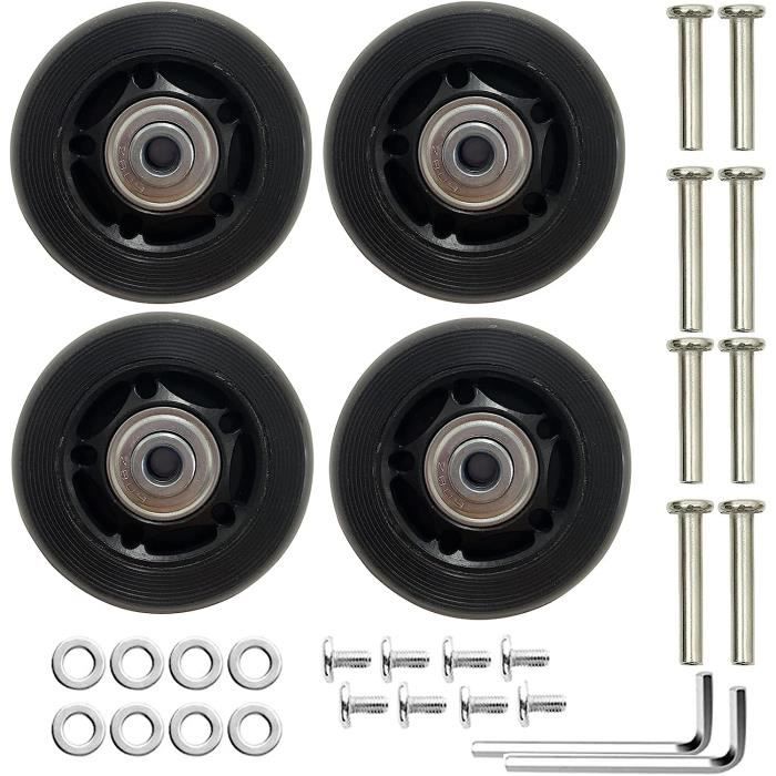 4 Pièces Valise Roues De Rechange Valise Roues Remplacement Roue De ...