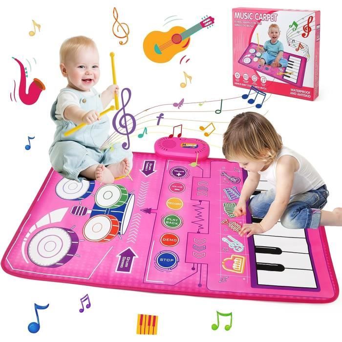 Tapis Musical Tapis de Piano pour Bébé, Tapis de Danse pour Enfants ...