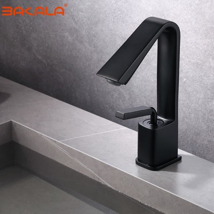 Robinet - 2023011 - Noir - Chaud et Froid - Laiton - Centre Commercial ...