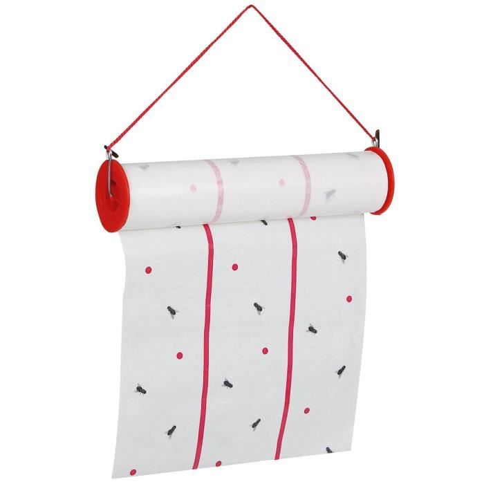 Piege à mouche Rouleau attrape-mouches 10 m de long et 25 cm de large ...