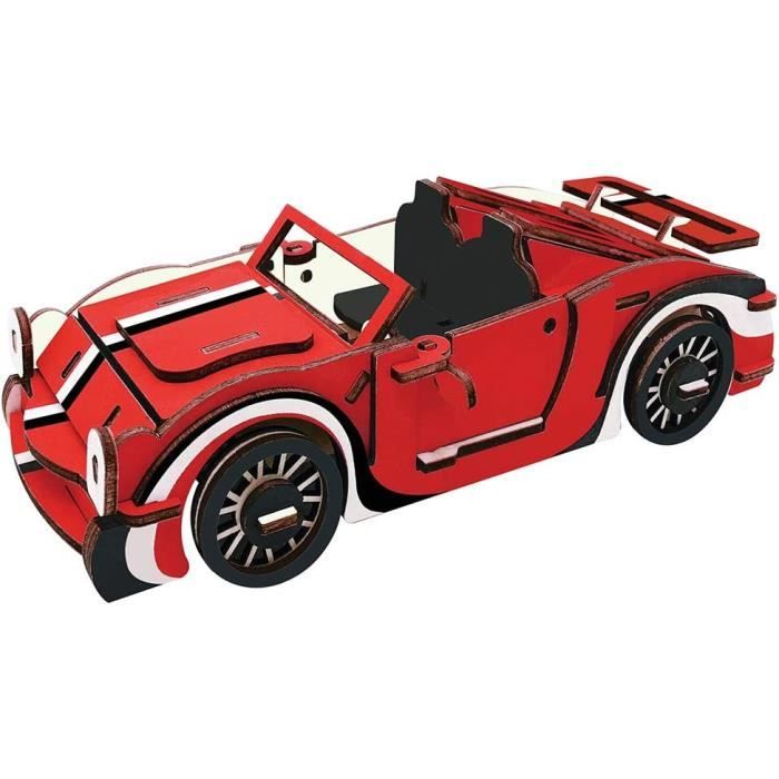 Casse-tête en Bois 3D Découpe au Laser Montage en kit de modèle de ...