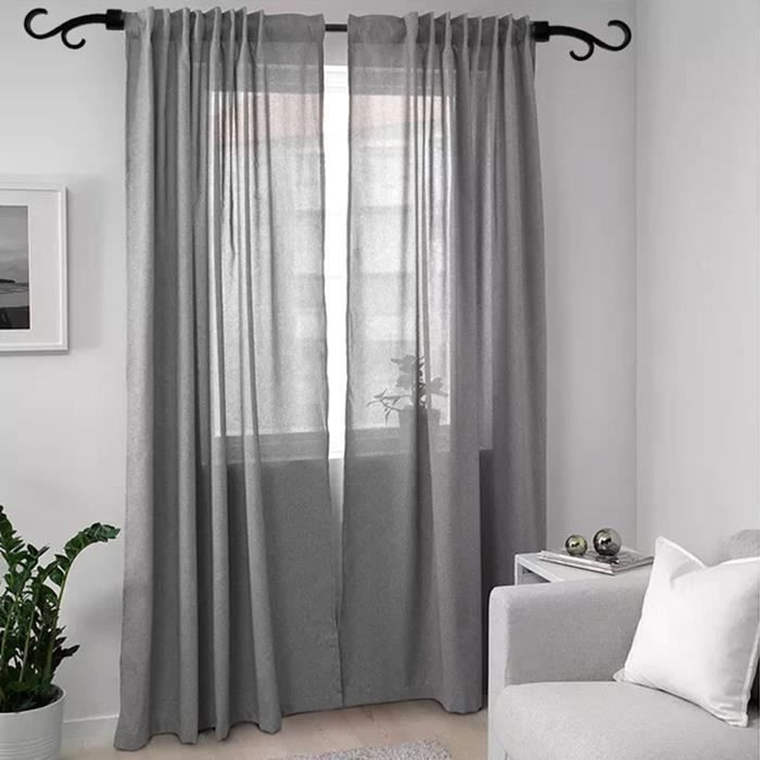 Tringle à Rideau 3084 Pouces réglable Embouts Ronds Tringle à Rideau ...