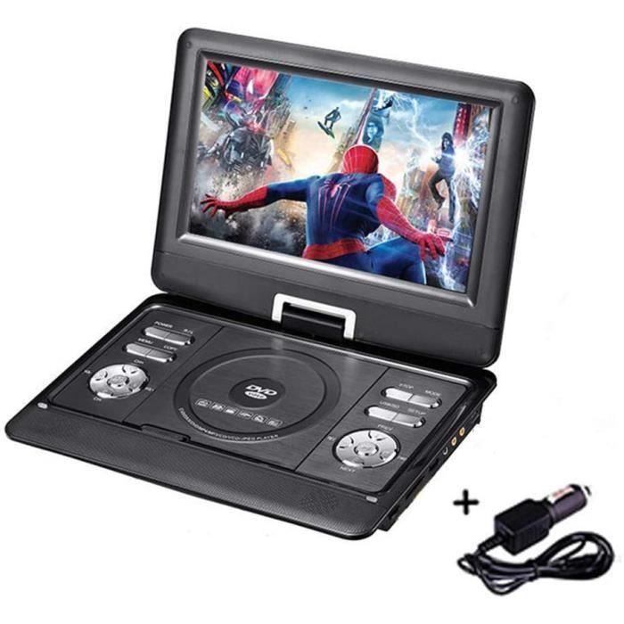 POOPFIY New 10,1 Pouces TV Accueil Voiture Lecteur DVD Portable DIVX ...