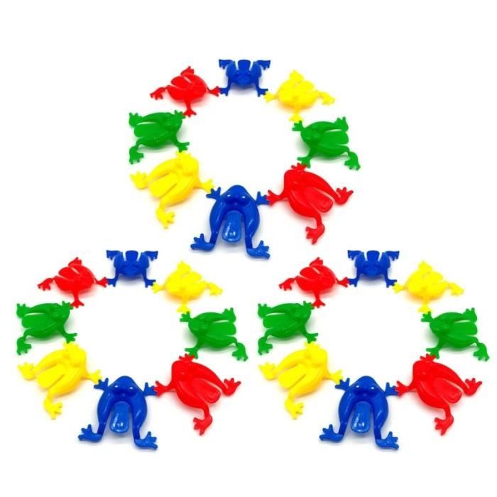 Gant De Bras QOEZQ 24Pcs/set Mini Jumping Frogs Toys Fun Kids Finger ...