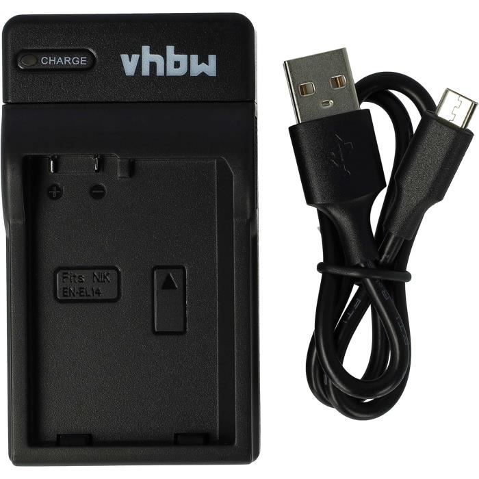 Chargeur Usb De Batterie Compatible Avec Nikon D3400, D5600, D3500 ...