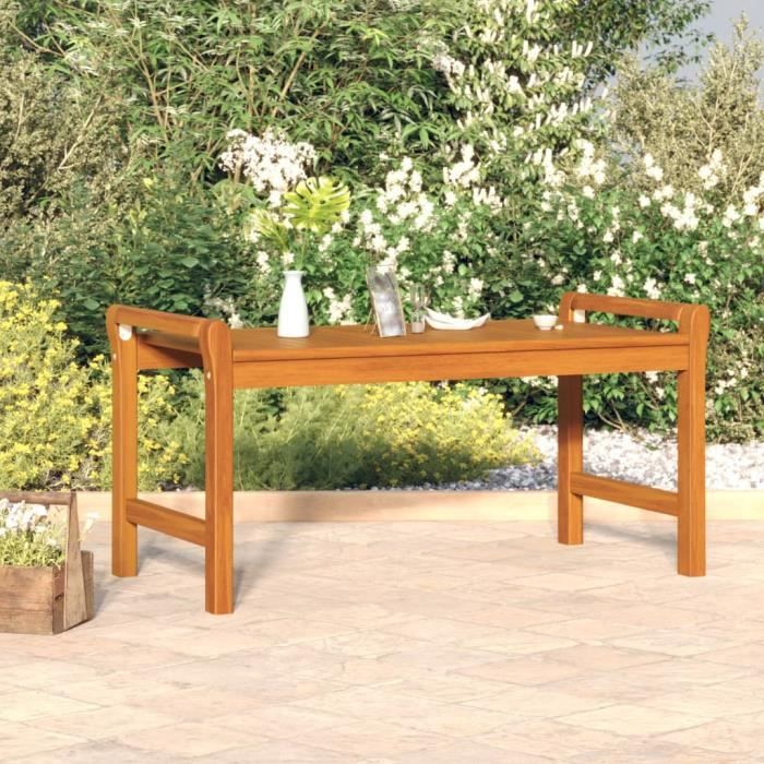 Lisa Table basse 100x50x50 cm Bois d'acacia massif 84399 - Cdiscount Maison