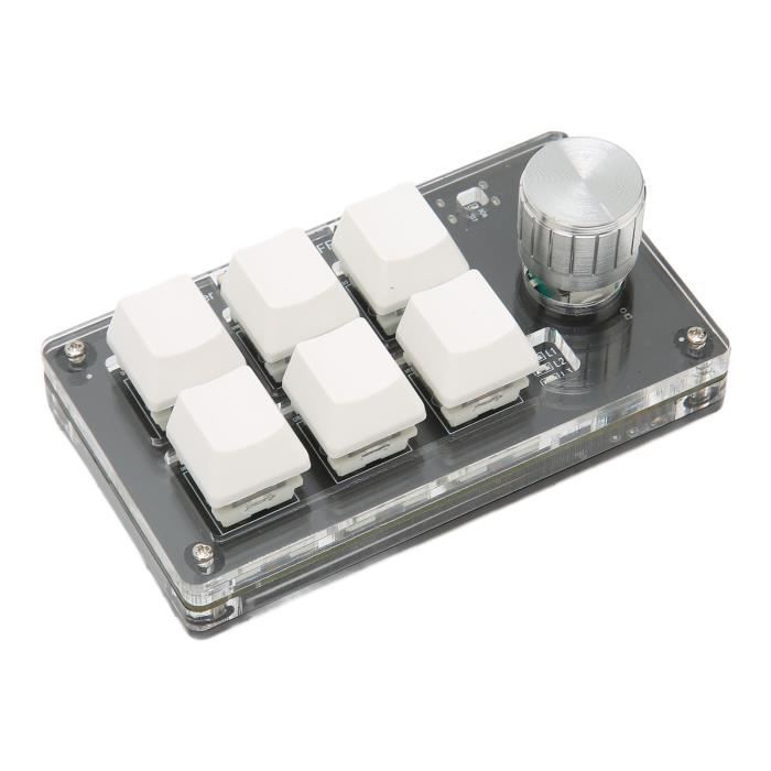 HURRISE mini clavier USB à 6 touches Mini clavier à 6 touches avec ...