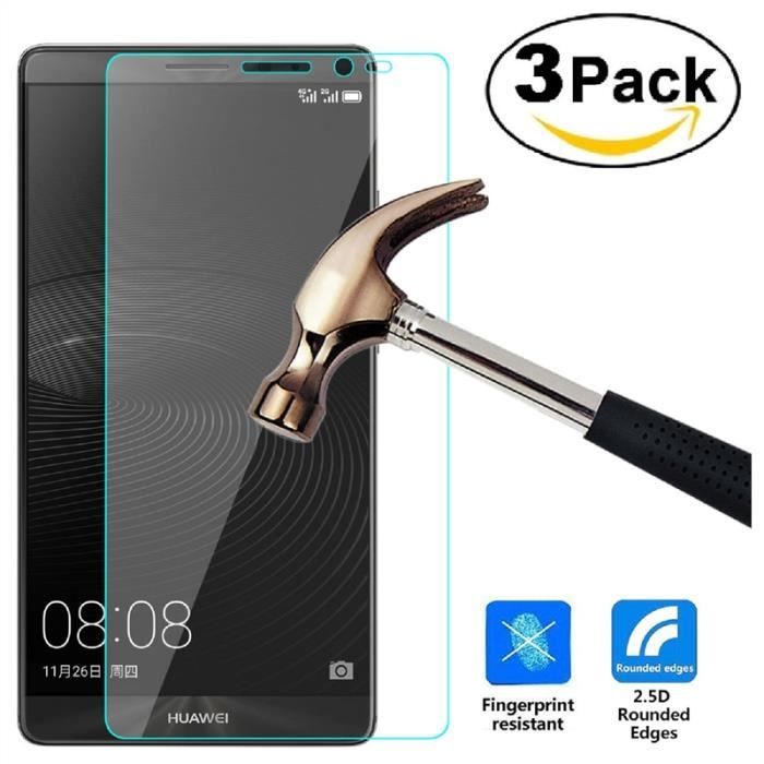 3 Pack 3PCS Pour Huawei Mate 8 - Huawei Ascend Mate8 VERRE TREMPÉ Film de Protection d'écran ...