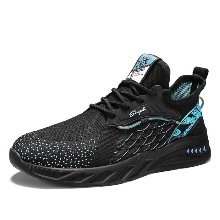 Baskets Homme Fashion Chaussures Sport Sneakers Noir - Cdiscount Chaussures