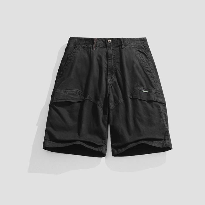 Short Homme Coupe ample grande taille multi-poches sport decontracte ...