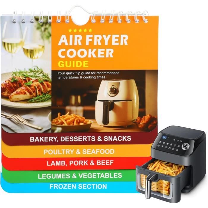 Feuille De Triche Magnétique Pour Friteuse À Air, Guide De Cuisson Pour ...