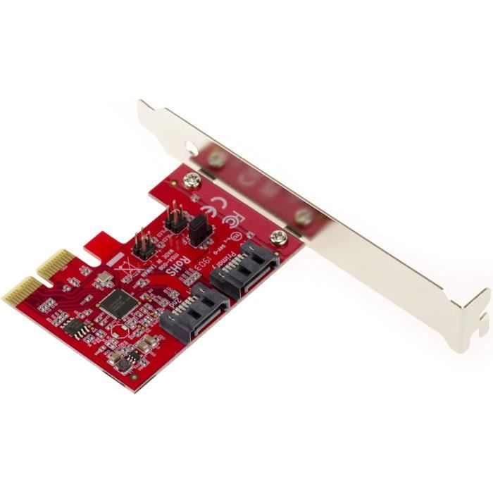 Carte Pci Express Pcie 2 Ports Sata Avec Hardware Raid 1 - Permet De ...