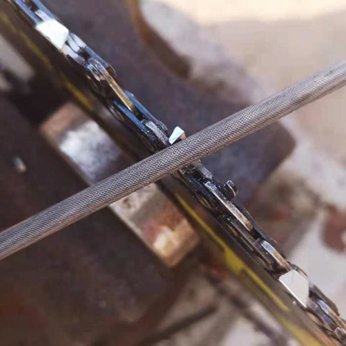 Lime de chaîne de scie ronde - SHIPENOPHY - 12Pcs - 4mm - Affûteuse ...