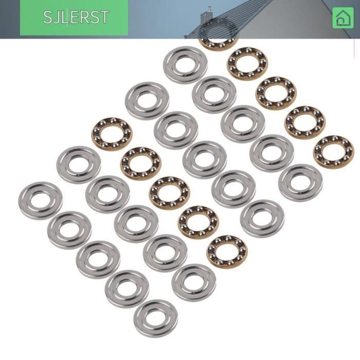 Sjlerst Palier de butée 10pcs Roulements Plat à Billes de Poussée ...