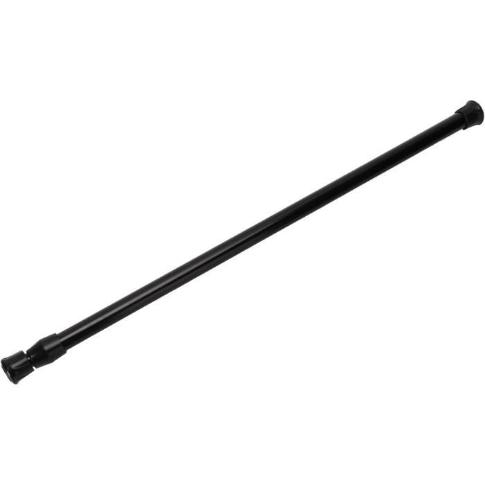 Tringle à rideaux télescopique, Tringle à Rideau Acier Noir à Haute ...