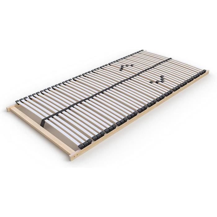 VitaliSpa Sommier à Lattes Sommier Sommier Enroulable 90 x 200 cm Latte ...