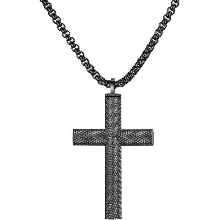 Classic Charm Flower Cross Parfum Bouteille De Cendres Ouvert 316L ...