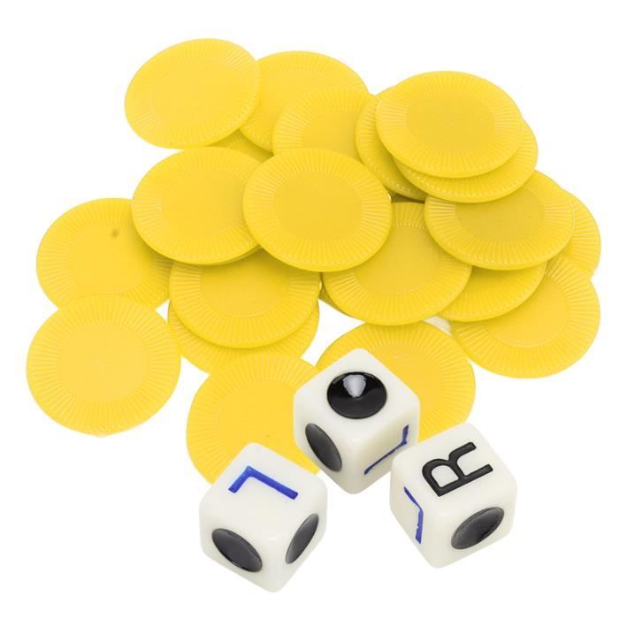 Jeu de dés central gauche droit - VGEBY - Ensemble de 2 ensembles avec ...