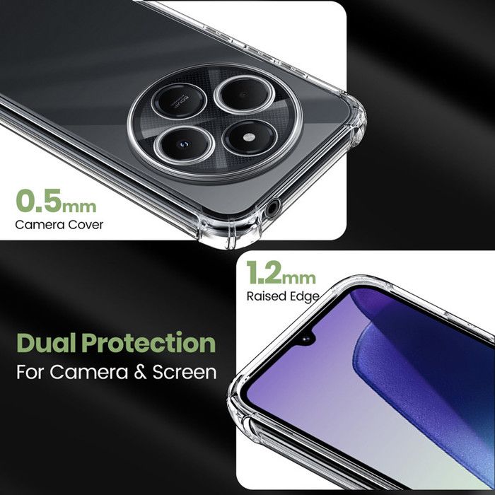 Coque Pour Xiaomi Redmi 14C + 2x [Verre de Protection] Souple Silicone ...