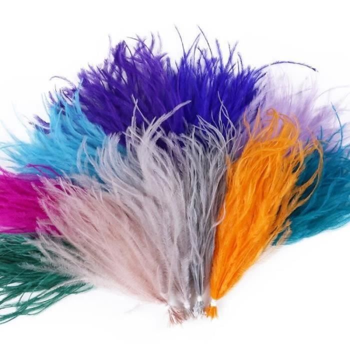 Plume de décoration - Non spécifié - Rose - 10-15 cm - Lot de 100 ...