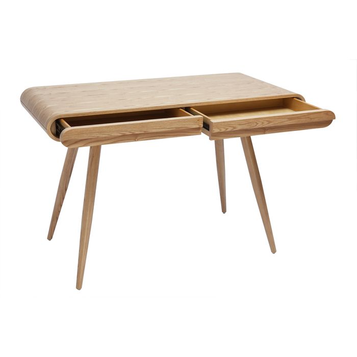 Miliboo - Bureau design frêne BJORG - Cdiscount Maison