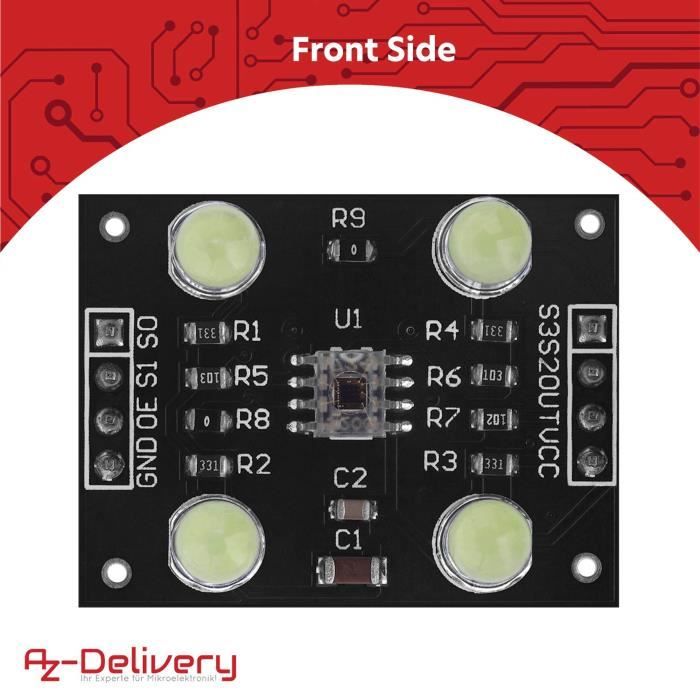 5 X Tcs230 Tcs3200 Capteur De Couleur Module Compatible Avec Arduino Et