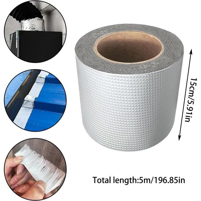 ALI2 Rubautyle en Alm,Ruban Super Étanche,Caoutchouc Butyle,Ruban ...