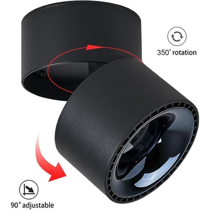 12W Led Plafonnier Spots Orientables Spots Muraux Pivotants Spots De ...