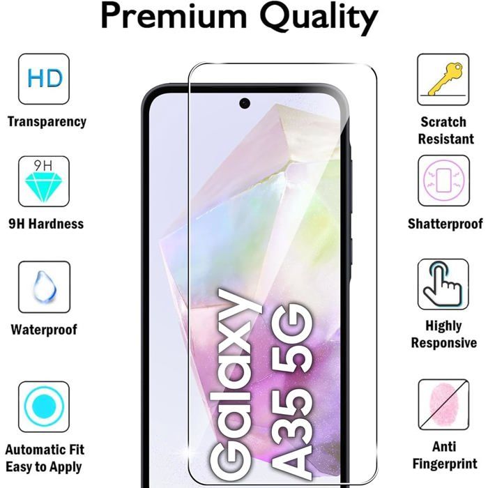 Verre Trempe et Protection Camera Arriere Transparent Pour Samsung ...