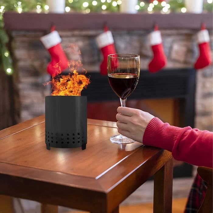 Foyer portatif - SONEW - Modèle compact - Acier - Chauffage efficace ...