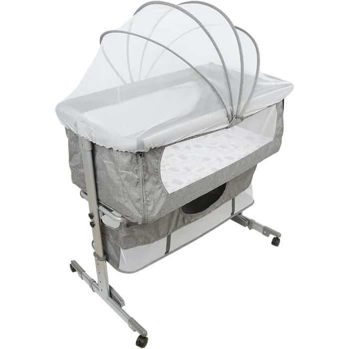 Lit Bébé Cododo - Berceau Cododo Bébé avec Matelas, Mode Bascule pour ...