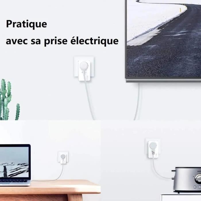 CPL 1000 Mbps - TP-Link TL-PA7027P KIT(FR) - Prise CPL avec 2 Ports ...