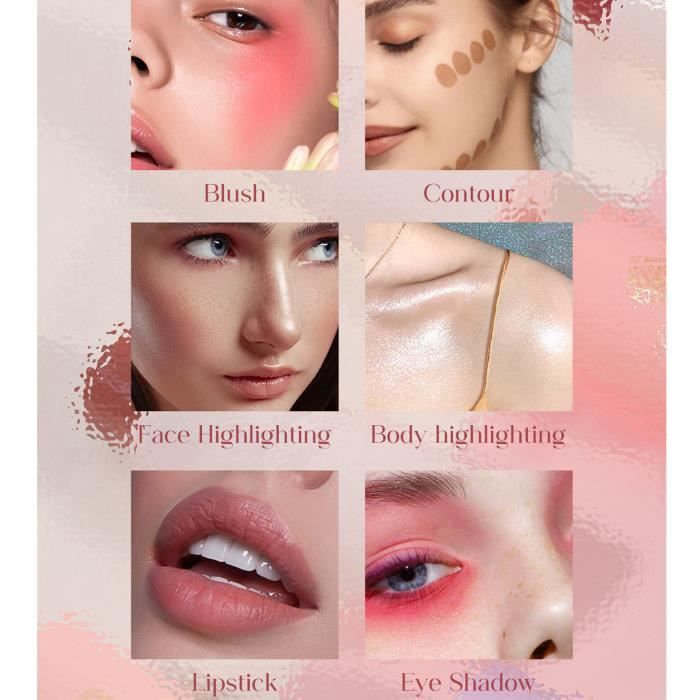 Face Highlighter Highlighting Stick Metallic Glitter Face Brightens Portable 6.8g Makeup Highlighter hygiene gloss Pwshymi Cdiscount Au quotidien