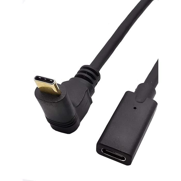 Câble D'Extension Usb-C De 20 Cm - Type C Mâle Vers Usb 3.1 Femelle ...